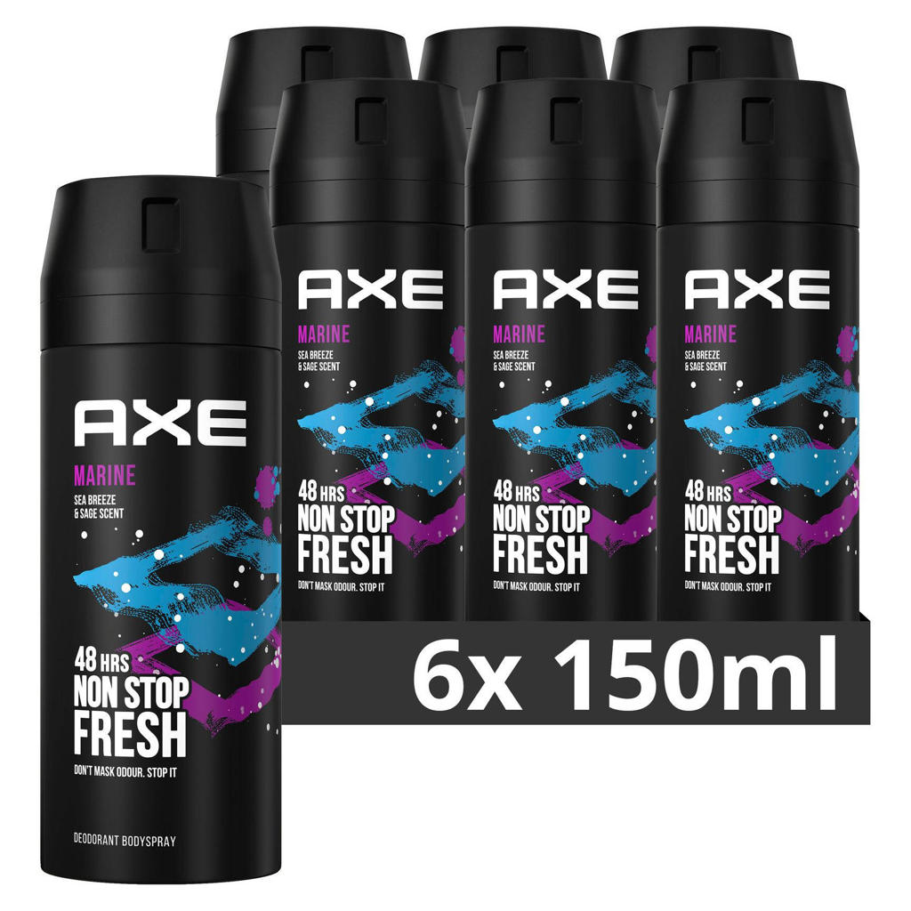 Axe Marine deodorant bodyspray - 6 x 150 ml | wehkamp