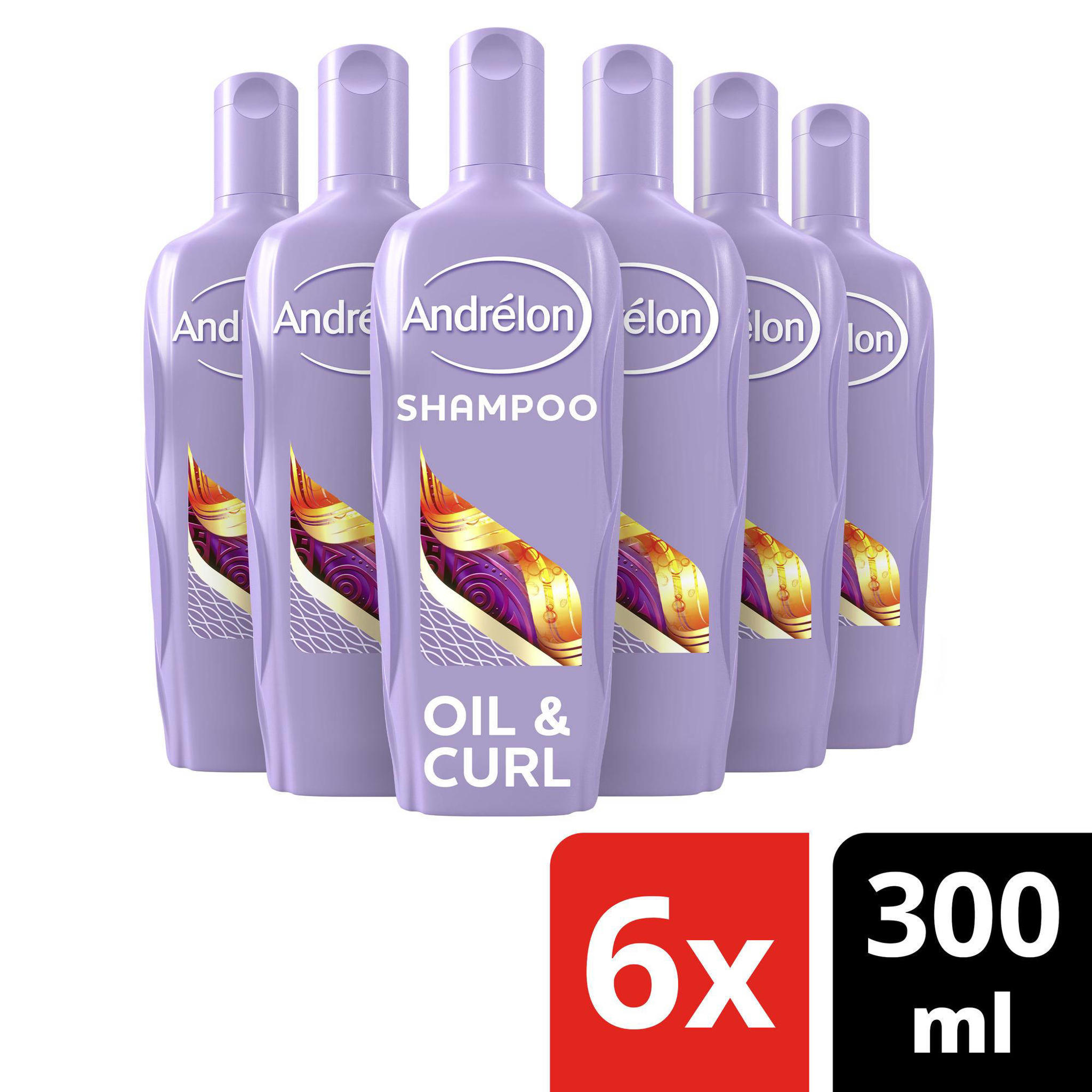 Andrélon Special Oil & Curl shampoo - 6 x 300 ml - voordeelverpakking ...