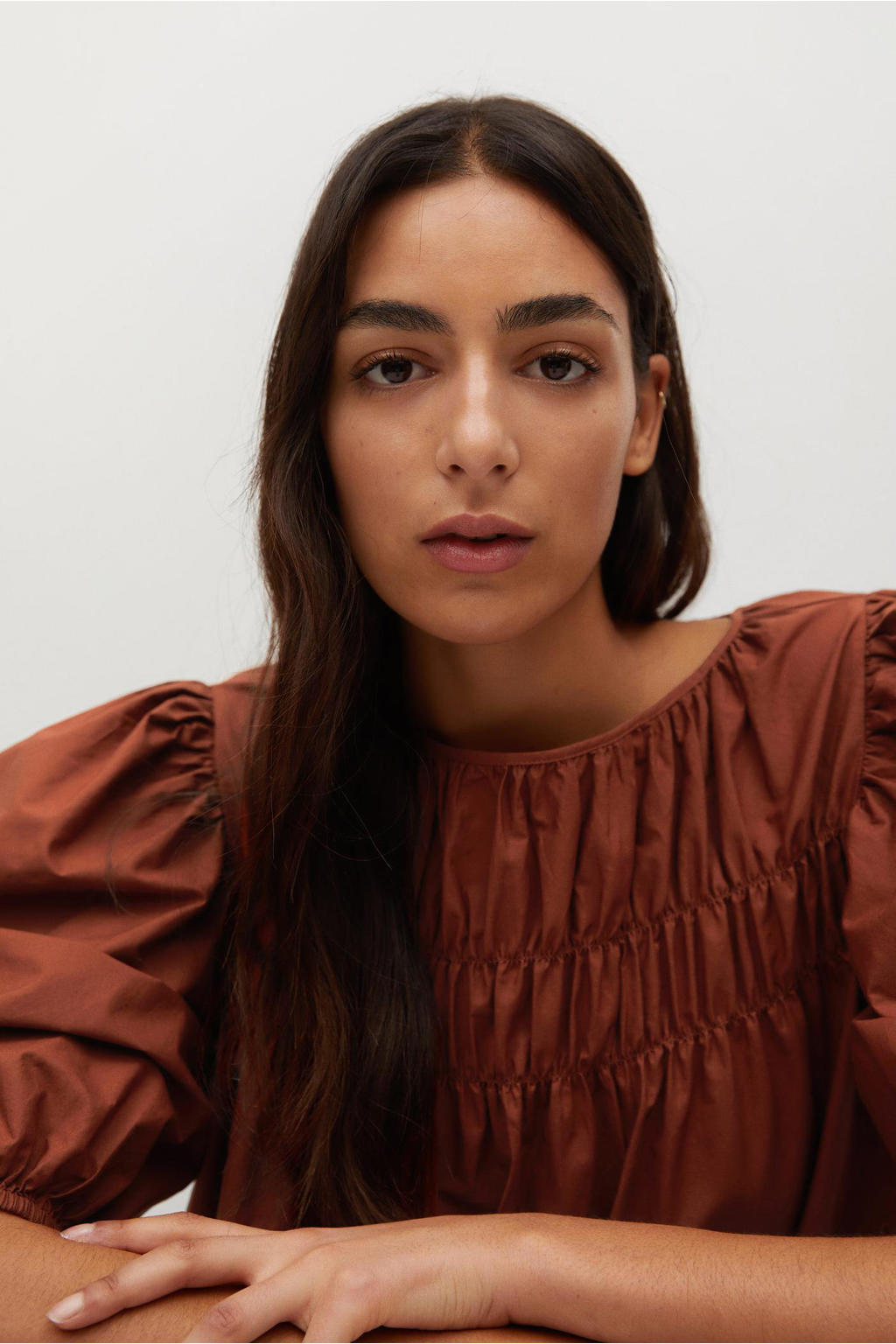 Mango top roest - koper | wehkamp