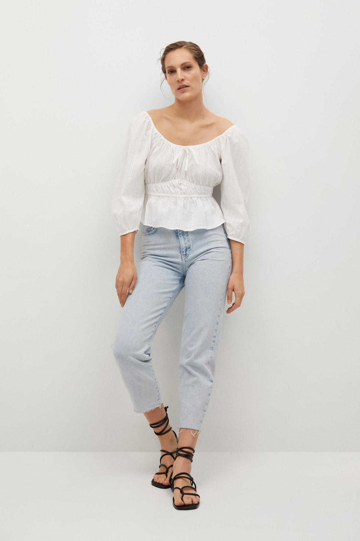 Mango top wit | wehkamp