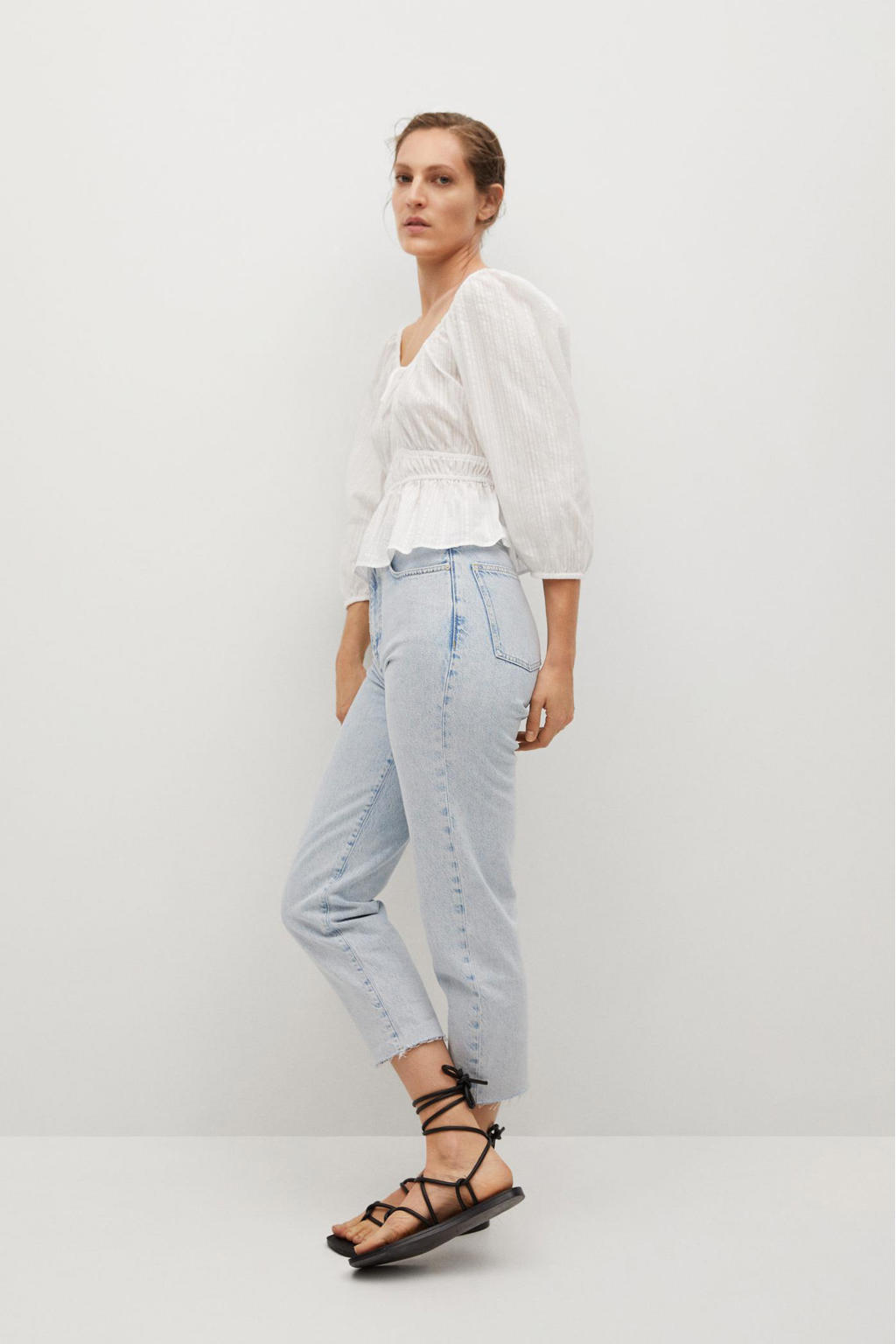 Mango top wit | wehkamp