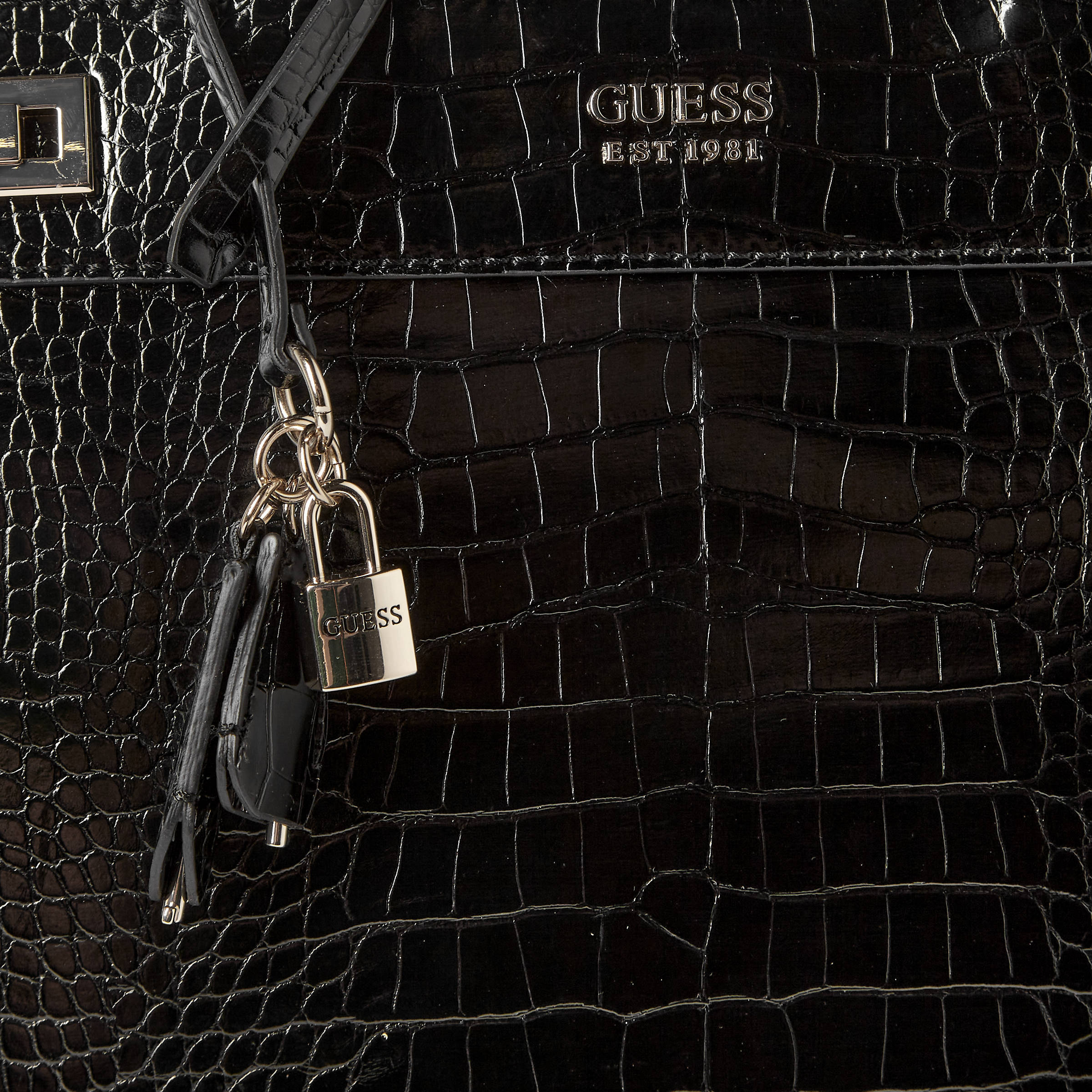 GUESS handtas Katey zwart | wehkamp