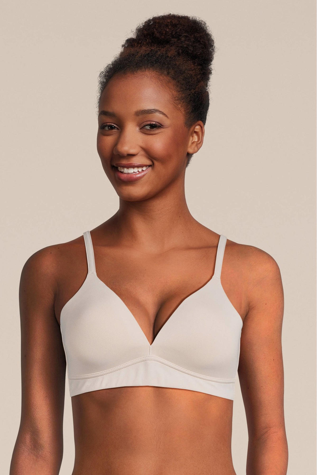 Sassa Mode voorgevormde bh zonder beugel lichtroze | wehkamp