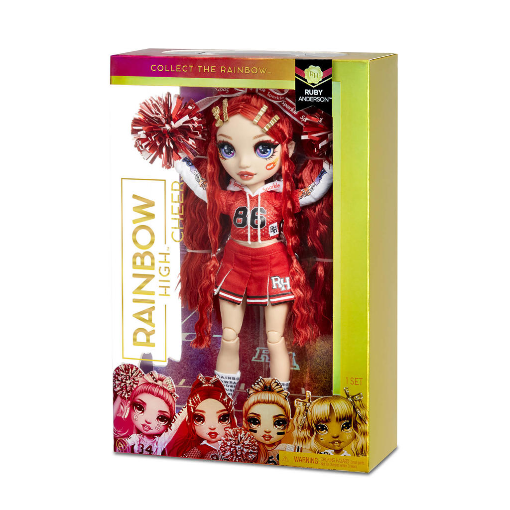 Rainbow High Cheer Doll Ruby Anderson Red | wehkamp