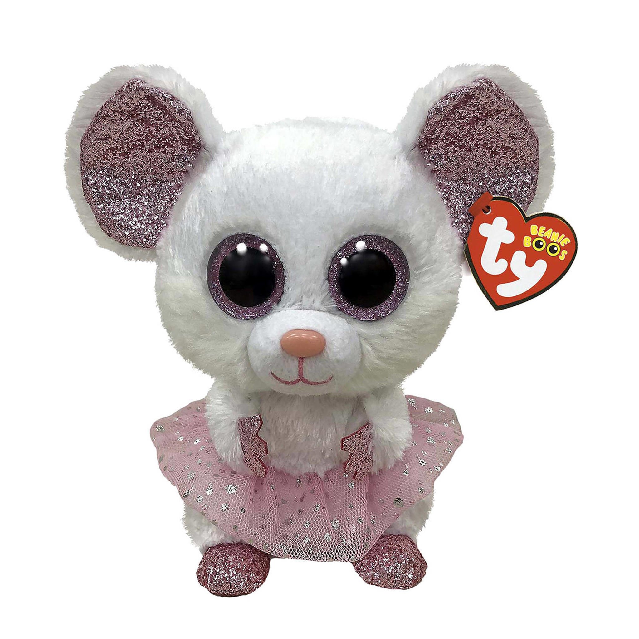 Ty Beanie Buddy Nina Mouse 24cm knuffel 24 cm | wehkamp