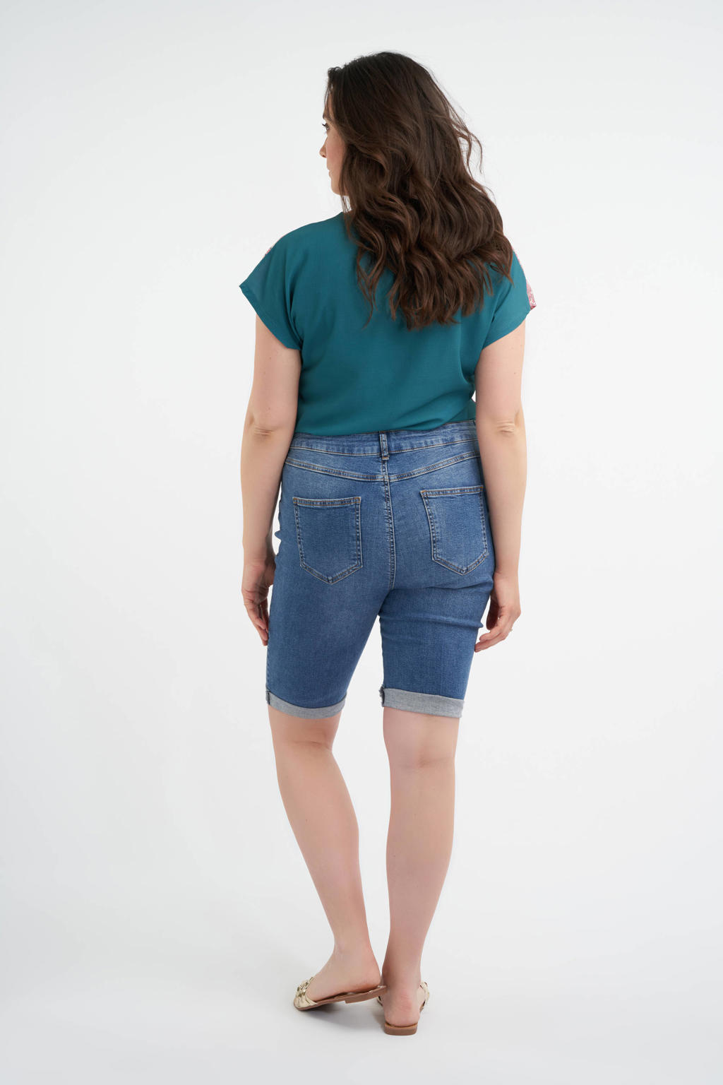 MS Mode jeans short light denim stonewashed | wehkamp