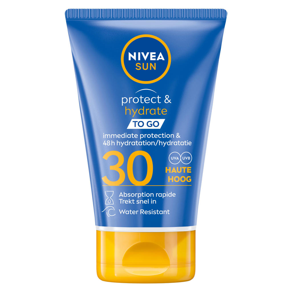 NIVEA SUN protect & hydrate to go zonnemelk pocket size SPF 30 - 50 ml ...