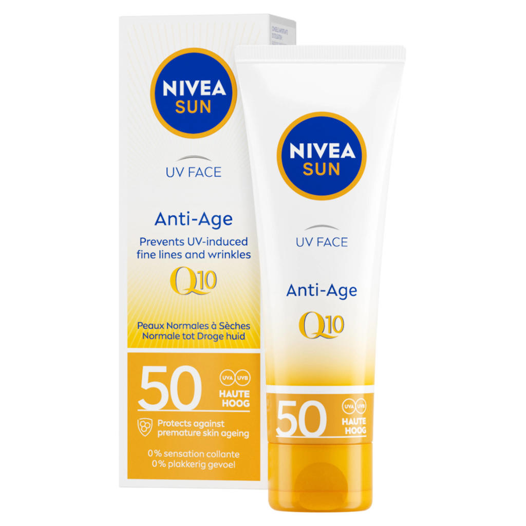 NIVEA SUN uv gezicht anti-age anti-pigmentvlekken zonnecreme SPF 50 - 50 ml | wehkamp
