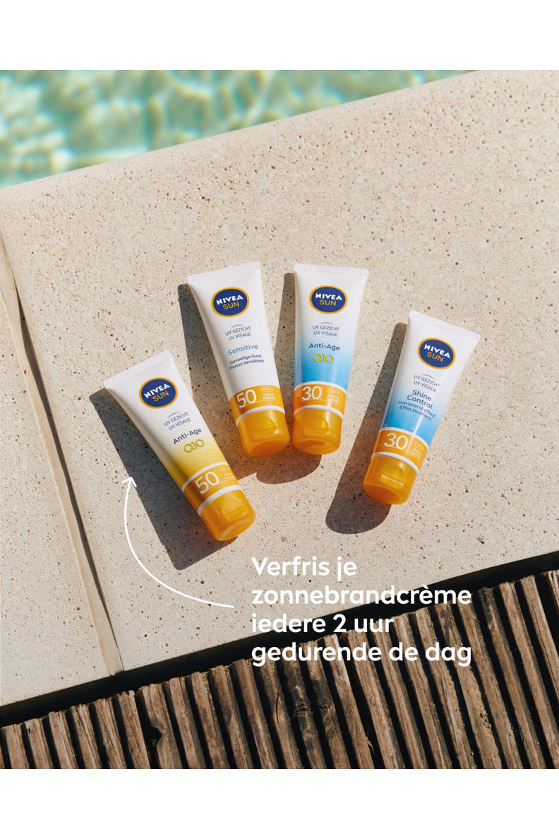 NIVEA SUN uv gezicht anti-age anti-pigmentvlekken zonnecreme SPF 50 - 50 ml | wehkamp
