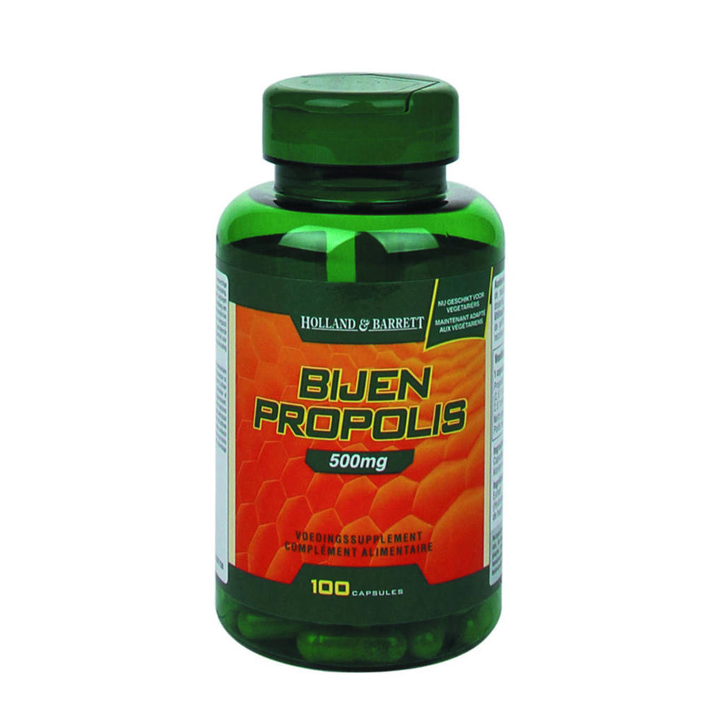 Holland & Barrett bijen propolis vegan 500MG - 100 capsules | wehkamp