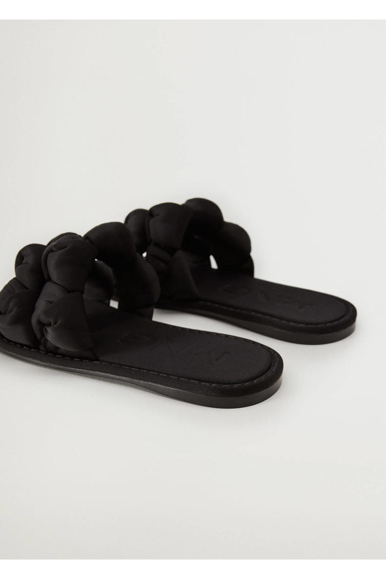 Mango slippers zwart kopen? | Morgen in huis | wehkamp