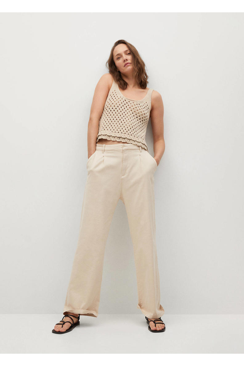 Mango top beige kopen? | Morgen in huis | wehkamp