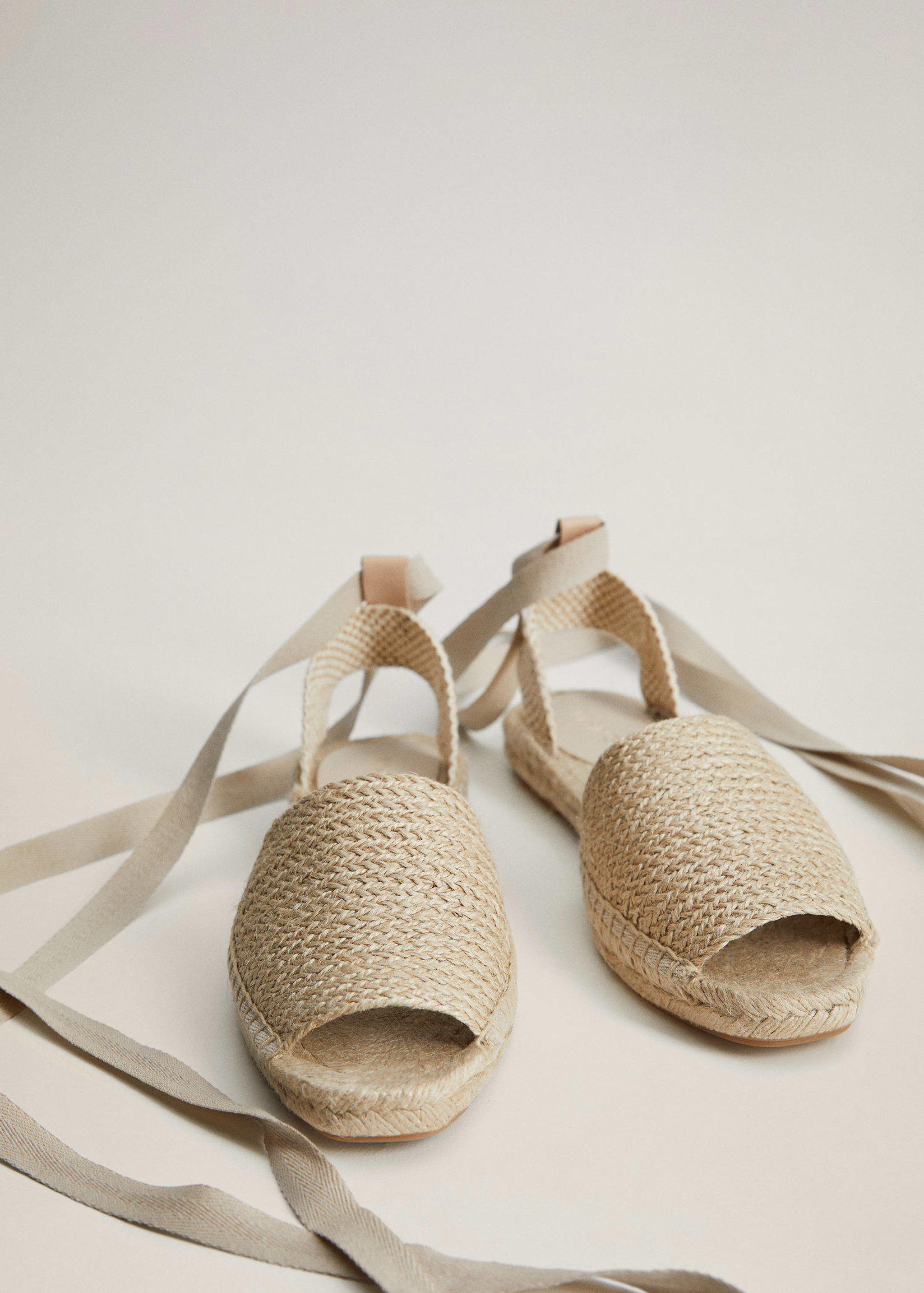 Mango espadrilles lichtbeige | wehkamp