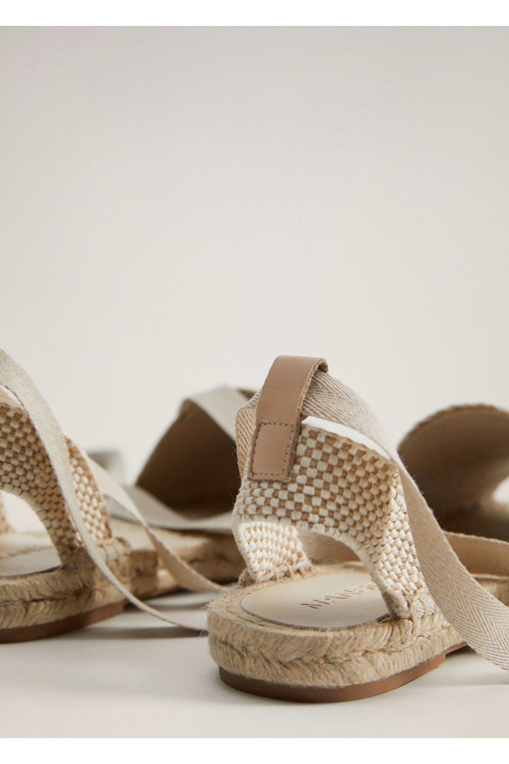 Mango espadrilles lichtbeige | wehkamp