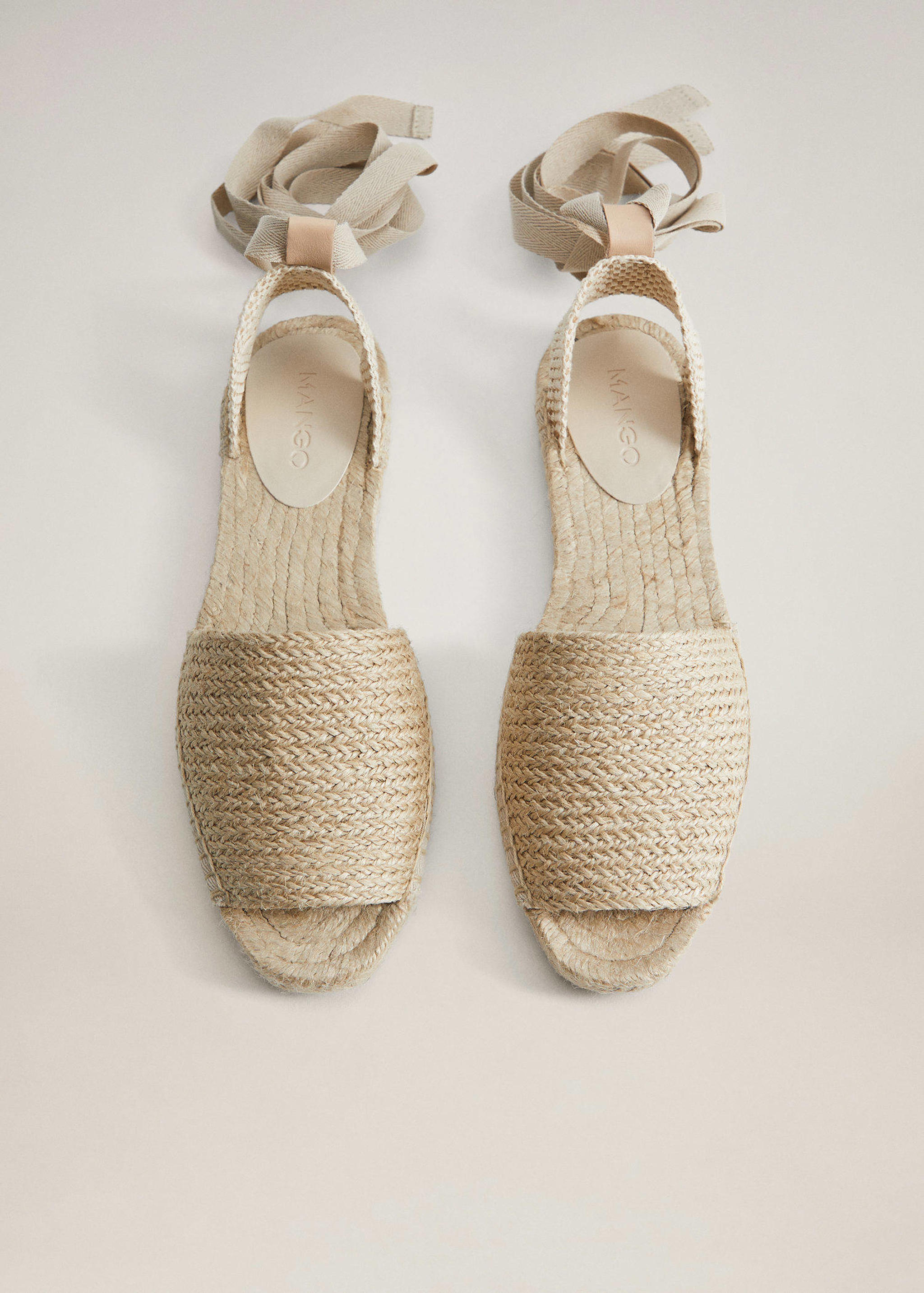 Mango espadrilles lichtbeige | wehkamp