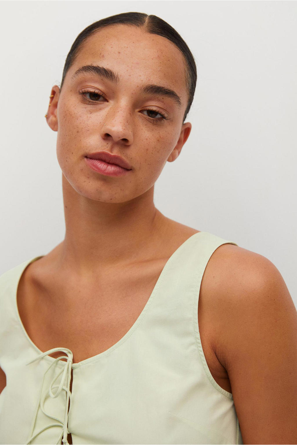 Mango top groen | wehkamp