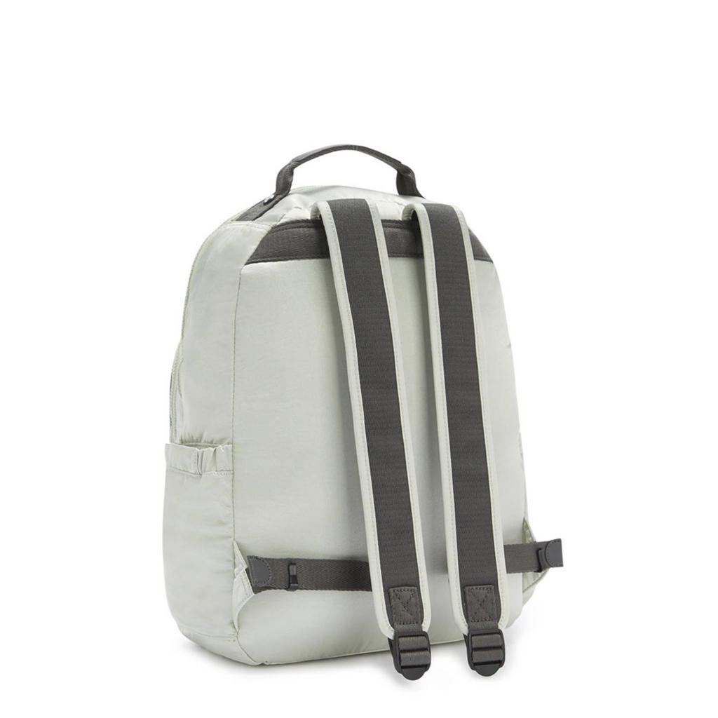 Kipling rugzak Seoul zilverkleurig | wehkamp