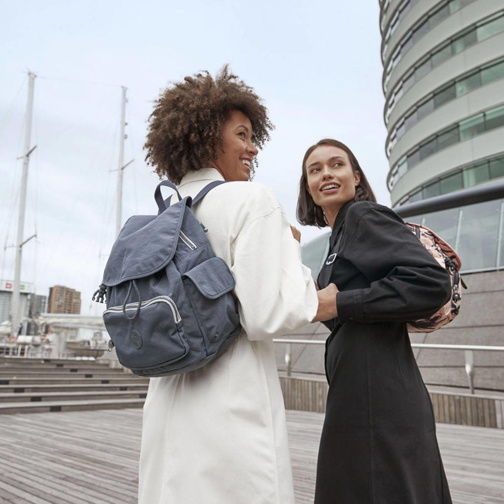 Kipling rugzak City Pack S antraciet | wehkamp