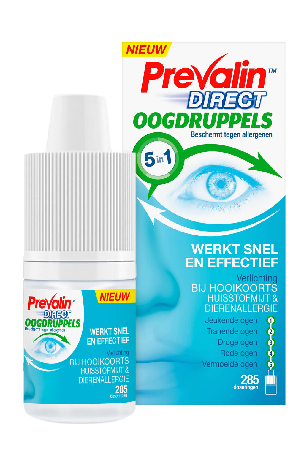Prevalin Direct hooikoorts oogdruppels 5 in 1 - 10 ml | wehkamp