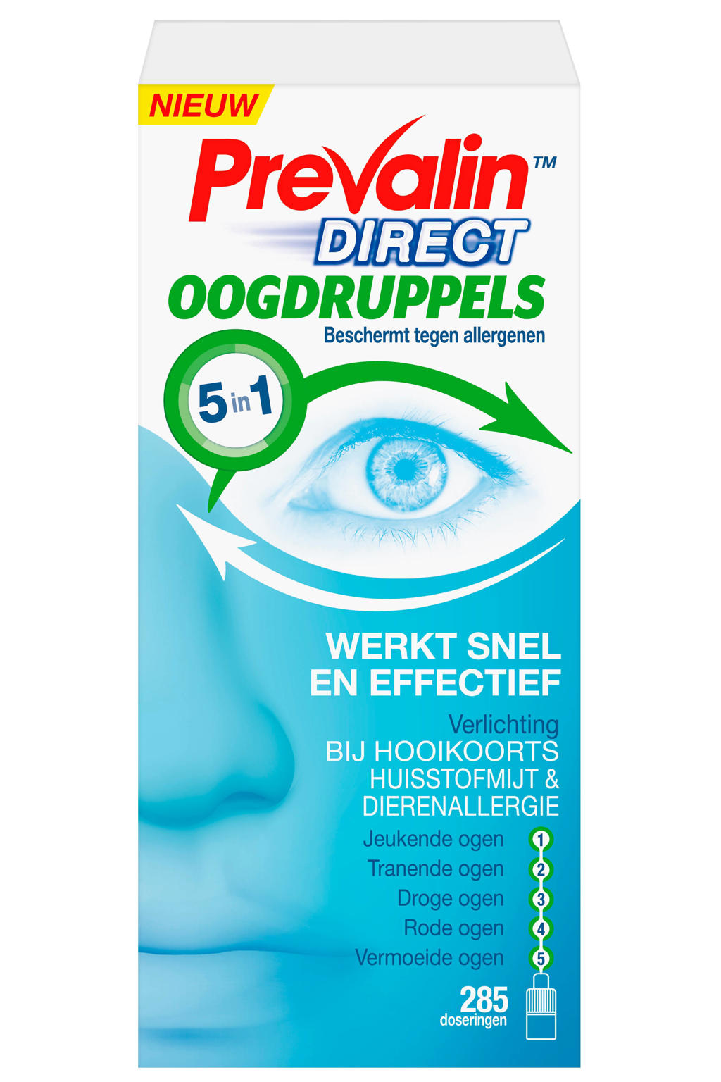 Prevalin Direct hooikoorts oogdruppels 5 in 1 - 10 ml | wehkamp