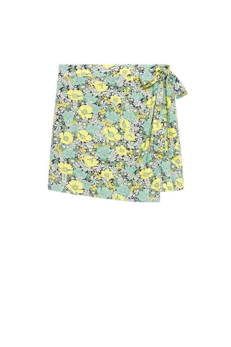 Mango gebloemde rok groen | wehkamp