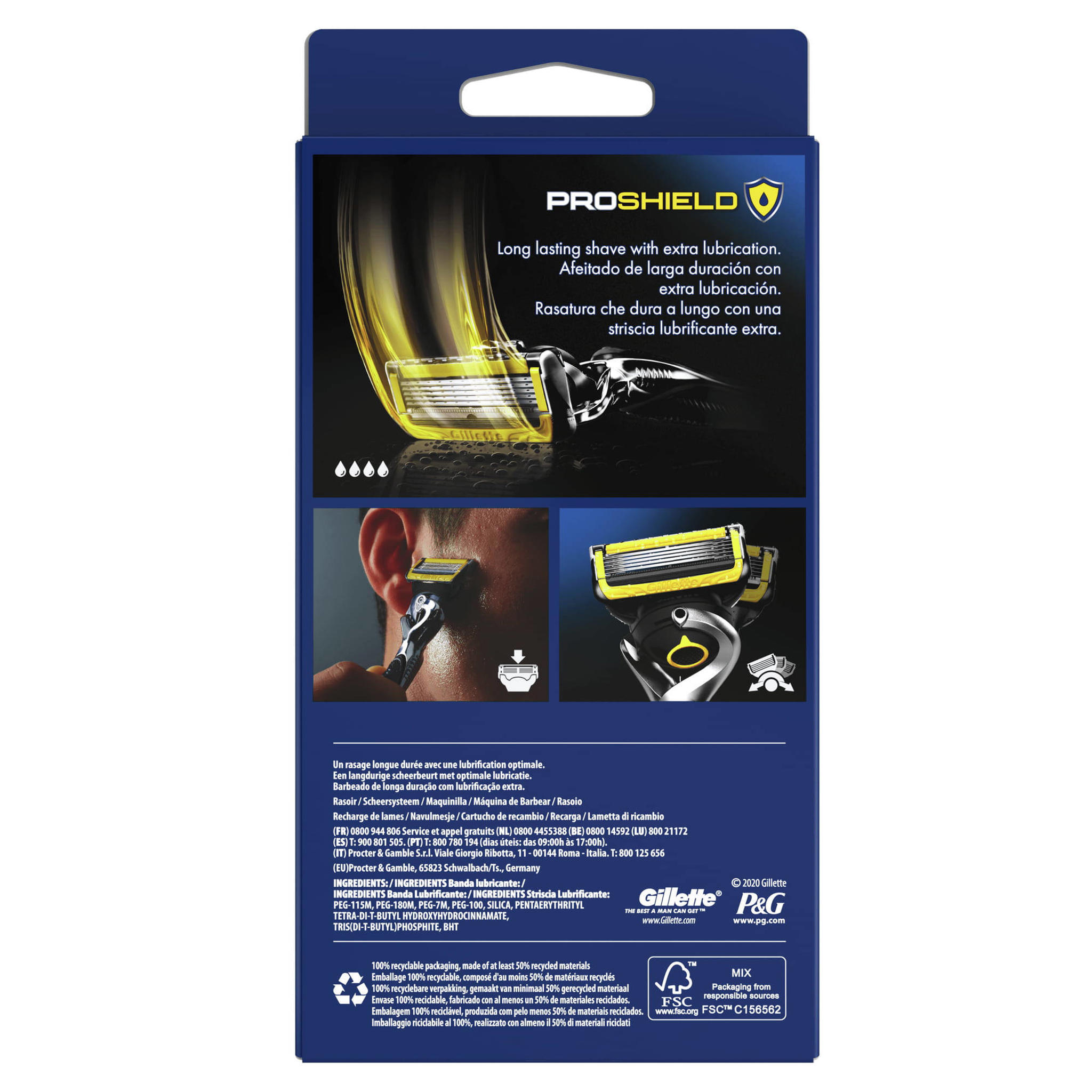 Gillette ProShield scheersysteem mannen | wehkamp
