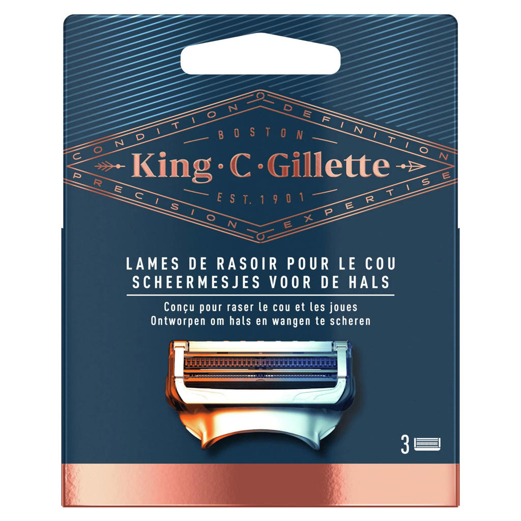 King C. Gillette hals scheermesjes | wehkamp