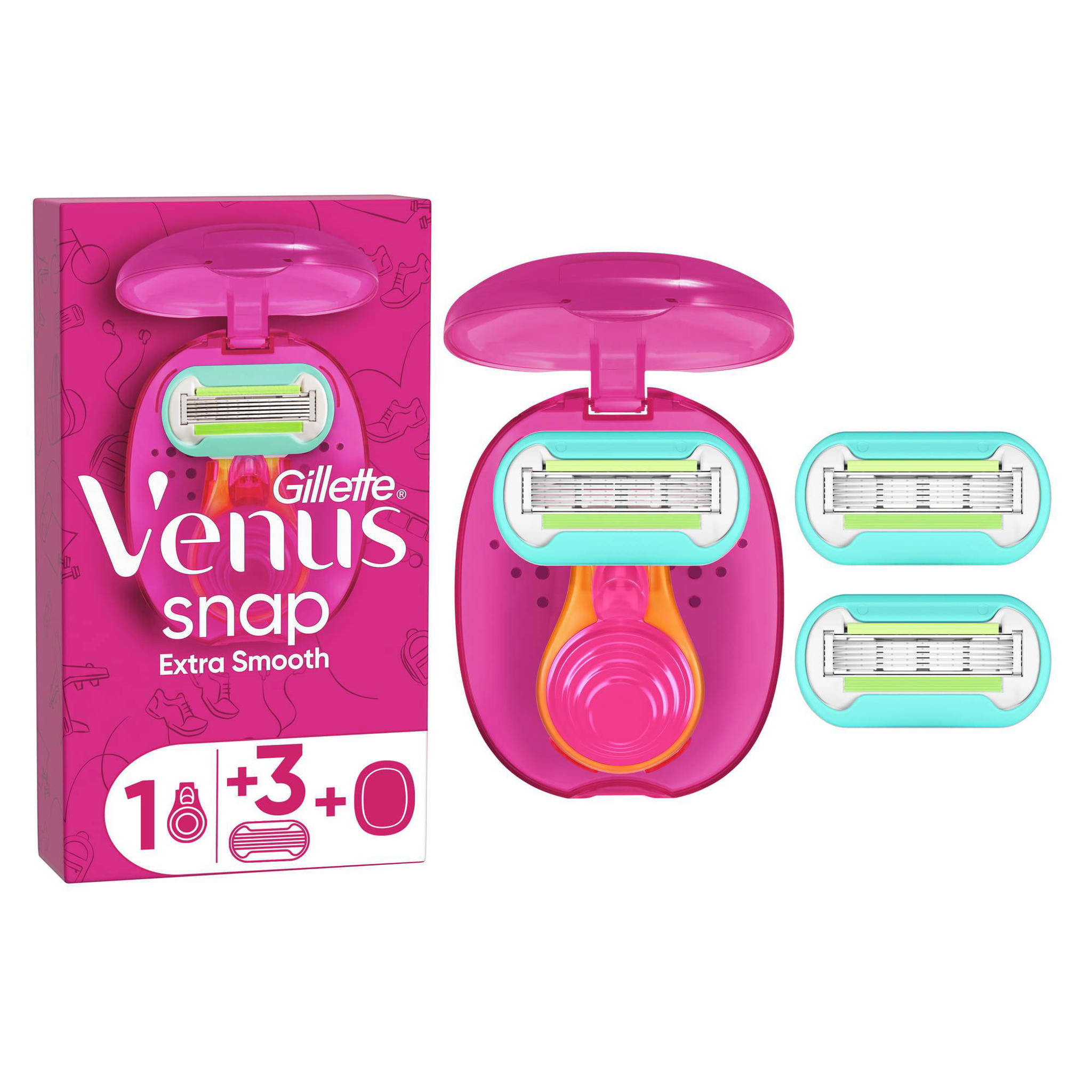 Gillette Venus Extra Smooth Snap scheermes - incl. 2 navulmesjes | wehkamp