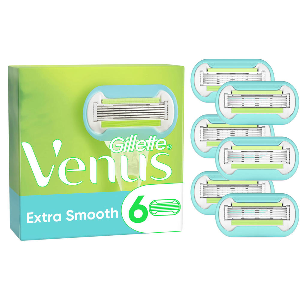 Gillette Venus Extra Smooth navulmesjes - 6 stuks | wehkamp