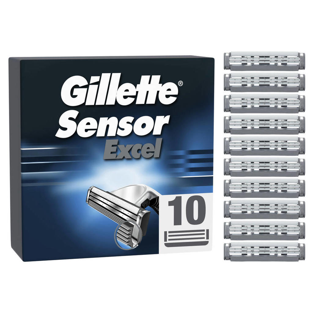Gillette Sensor Excel - 10 Scheermesjes | wehkamp