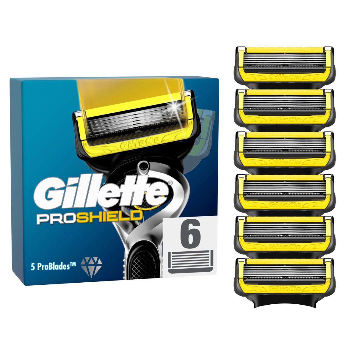 Gillette ProShield navulmesjes - 6 stuks | wehkamp