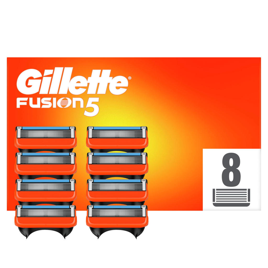 Gillette Fusion - 8 scheermesjes | wehkamp
