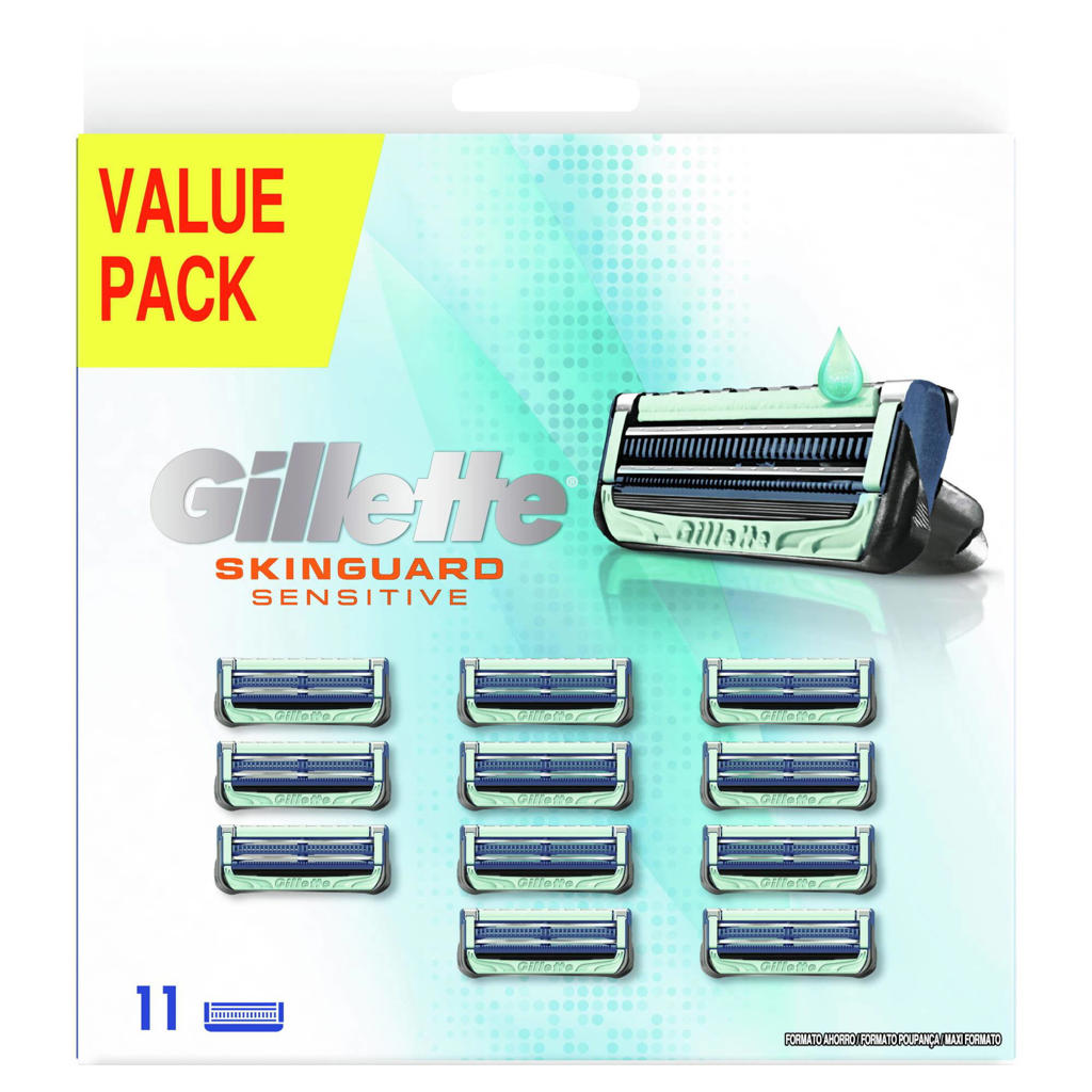 Gillette Gillette SkinGuard Sensitive Scheermesjes -11 Navulmesjes ...