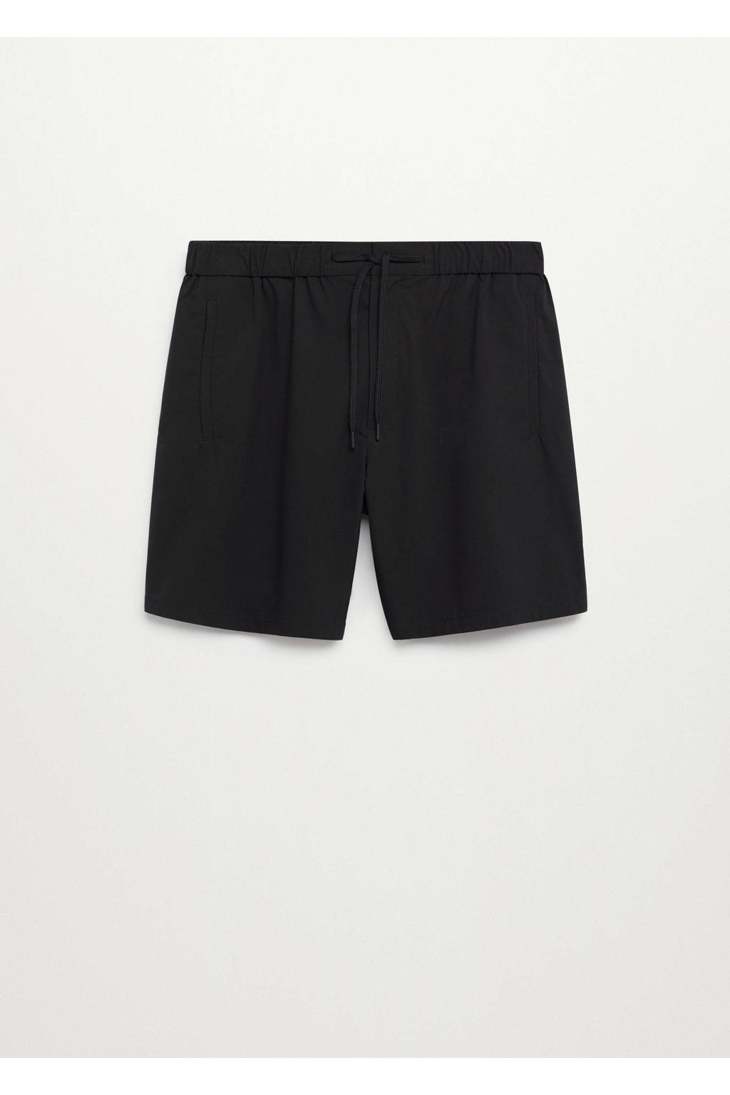 Mango Man regular fit short zwart | wehkamp