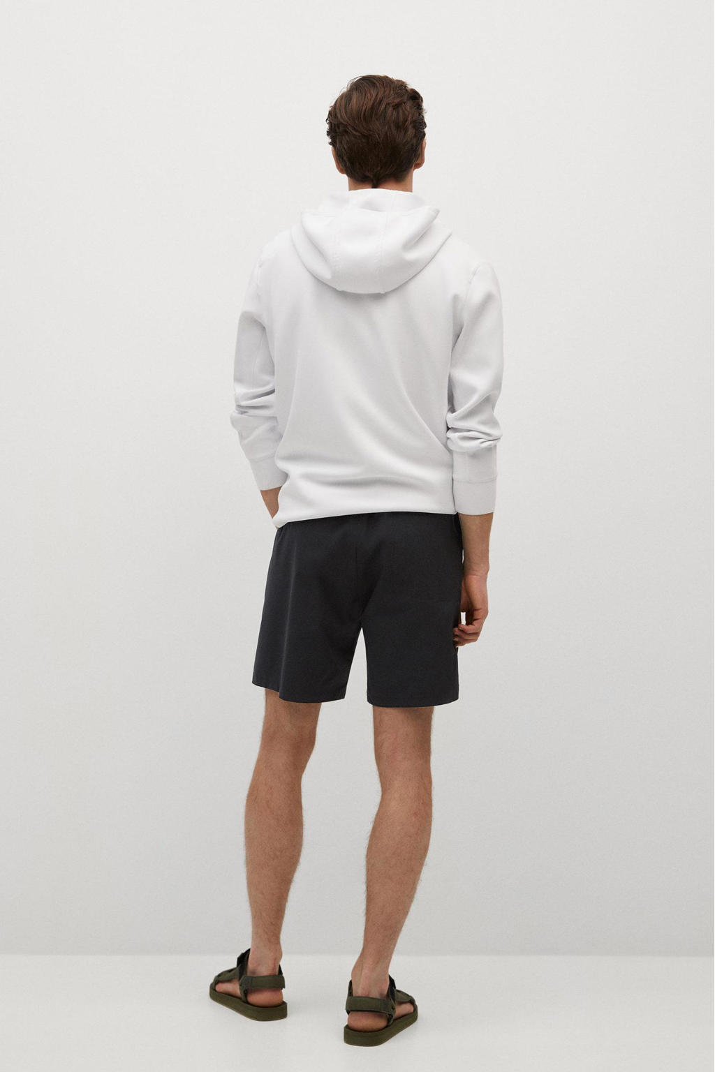 Mango Man regular fit short zwart | wehkamp