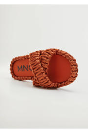 Mango slippers oranjebruin kopen? | Morgen in huis | wehkamp