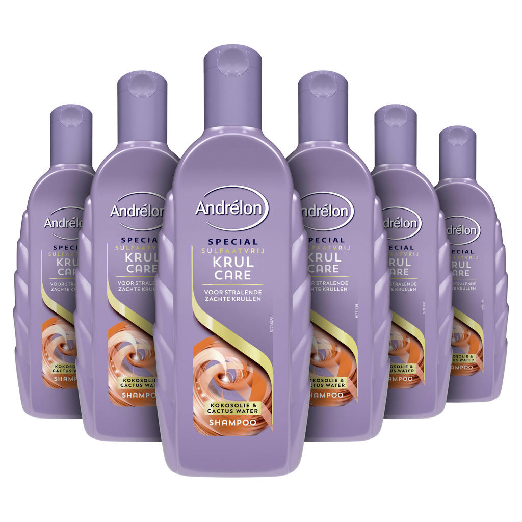 Andrélon Special Krul Care shampoo - 6 x 300 ml - voordeelverpakking ...