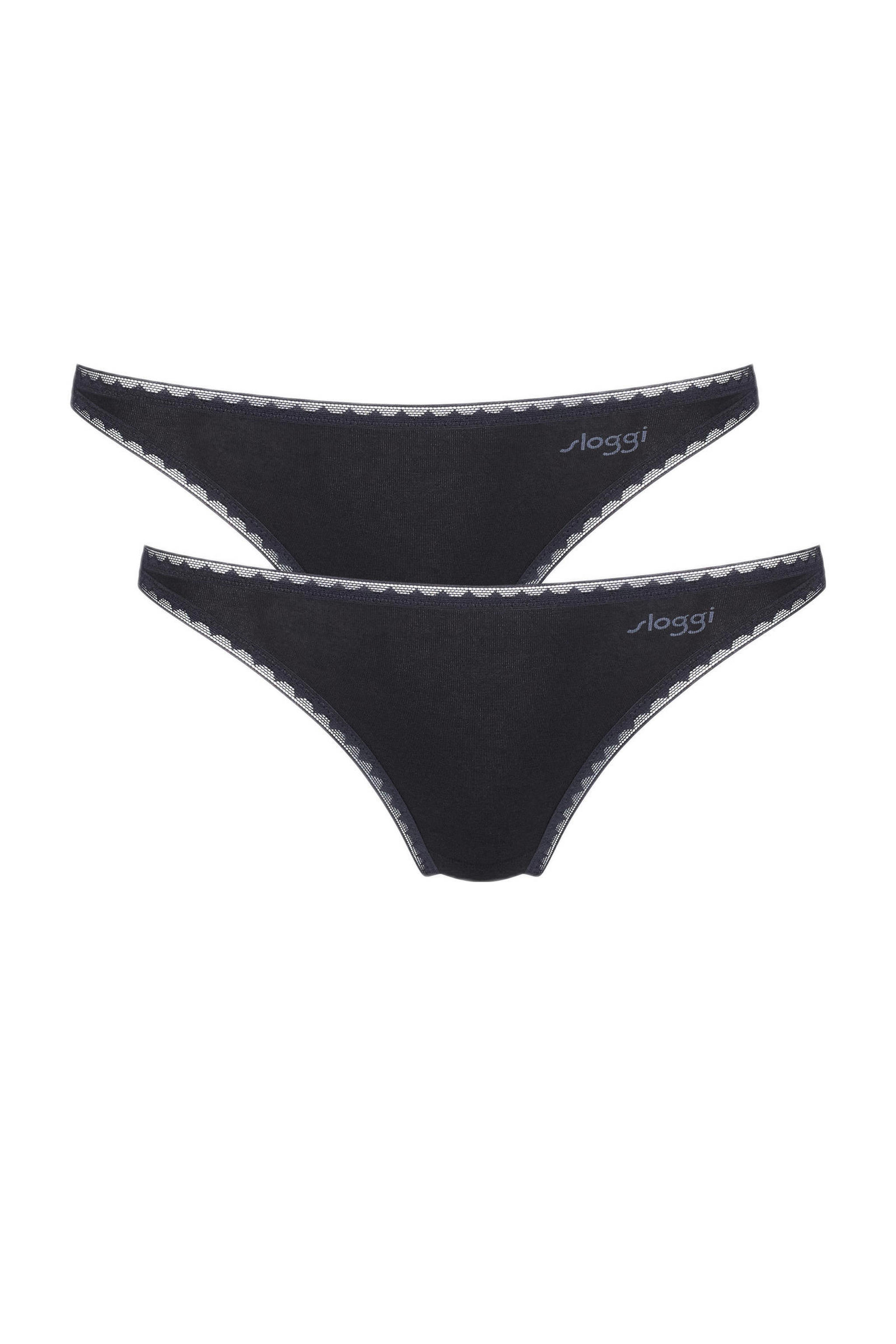 sloggi GO slip Mini (set van 2) zwart | wehkamp