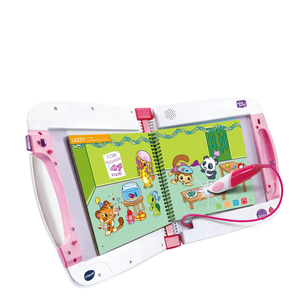 VTech Magibook V2 Starter Pack roze (incl. een dag uit het dagelijks ...