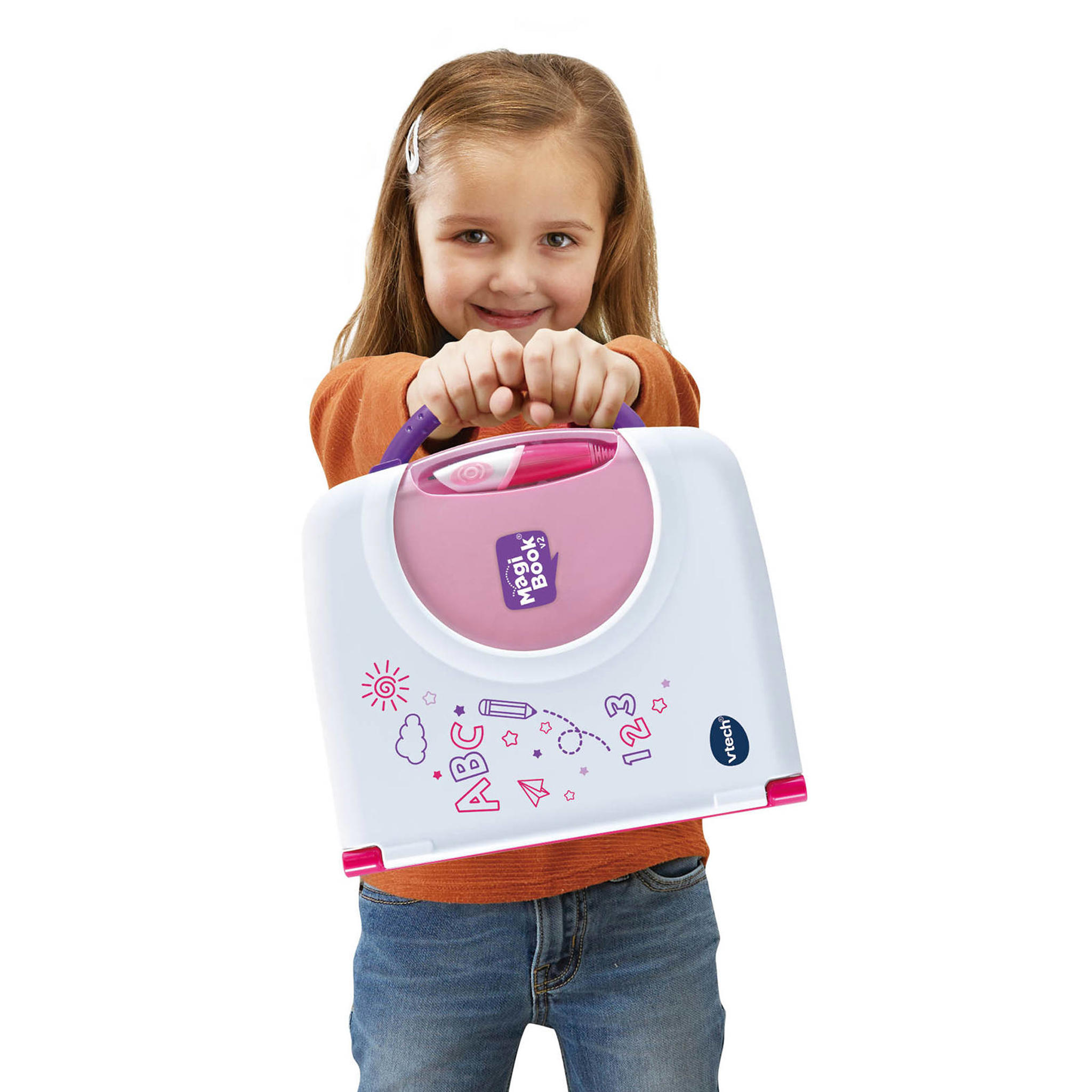 VTech Magibook V2 Starter Pack roze (incl. een dag uit het dagelijks ...