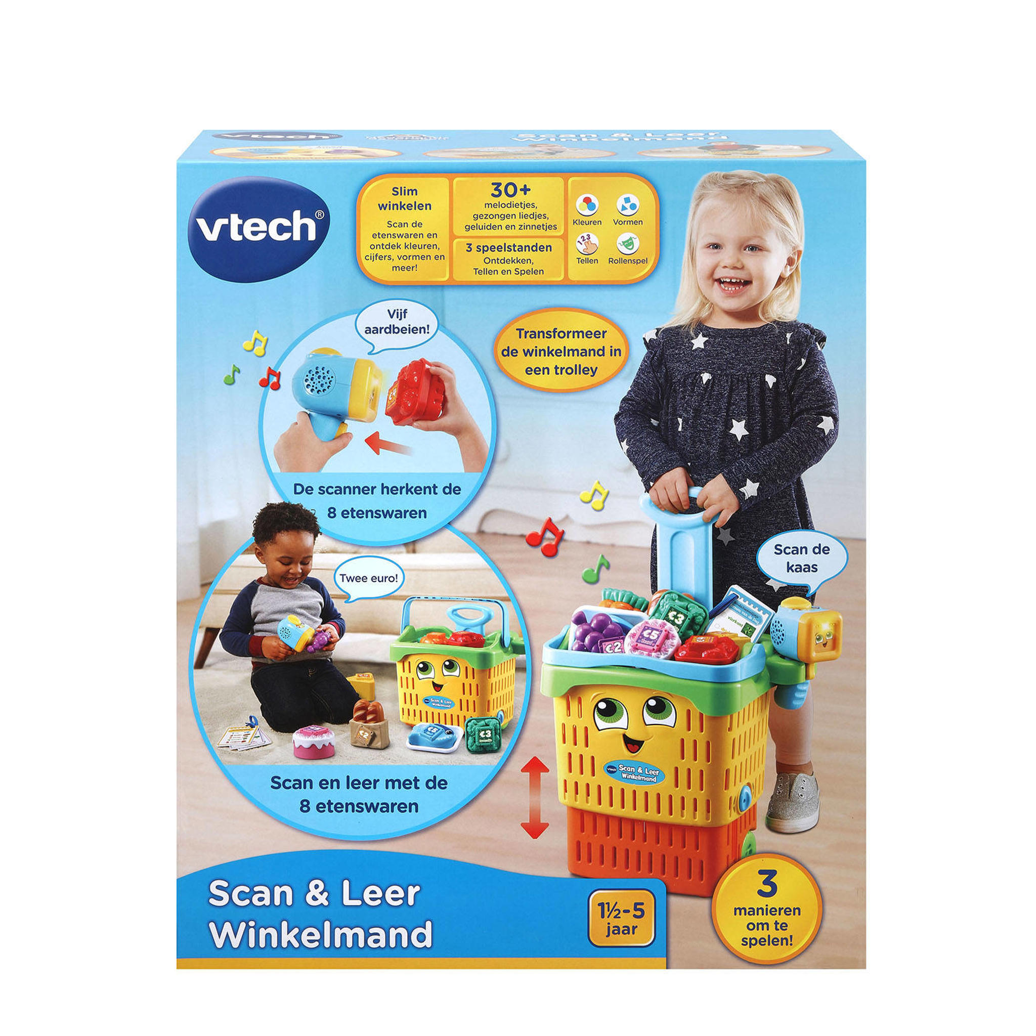 VTech Scan en leer winkelmand | wehkamp