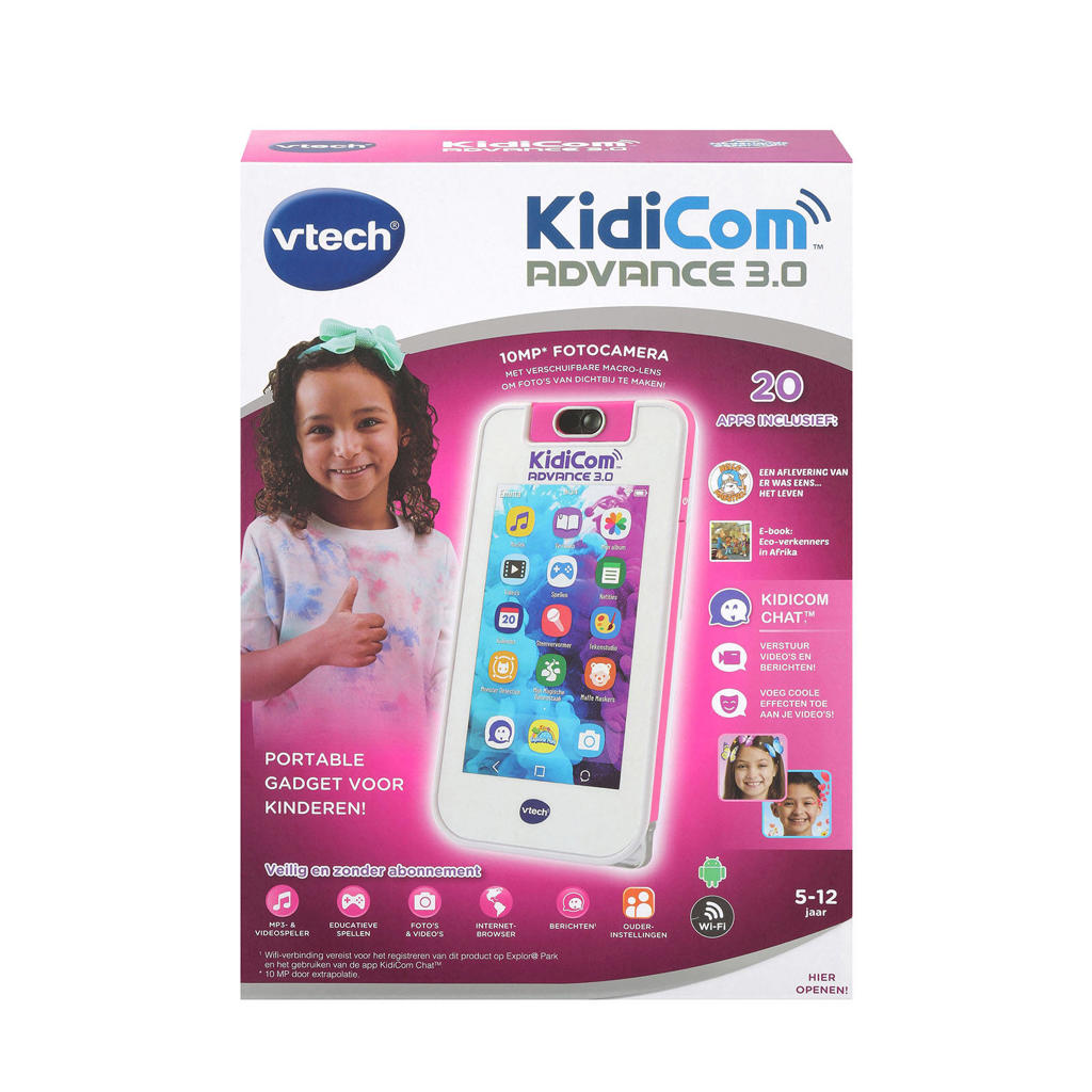 VTech Kidi KidiCom Advance 3.0 roze | wehkamp