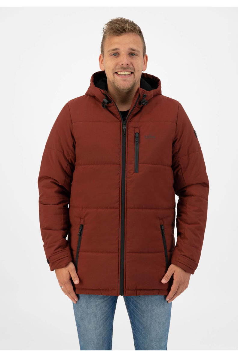 Kjelvik outdoor jas Dex bruin | wehkamp