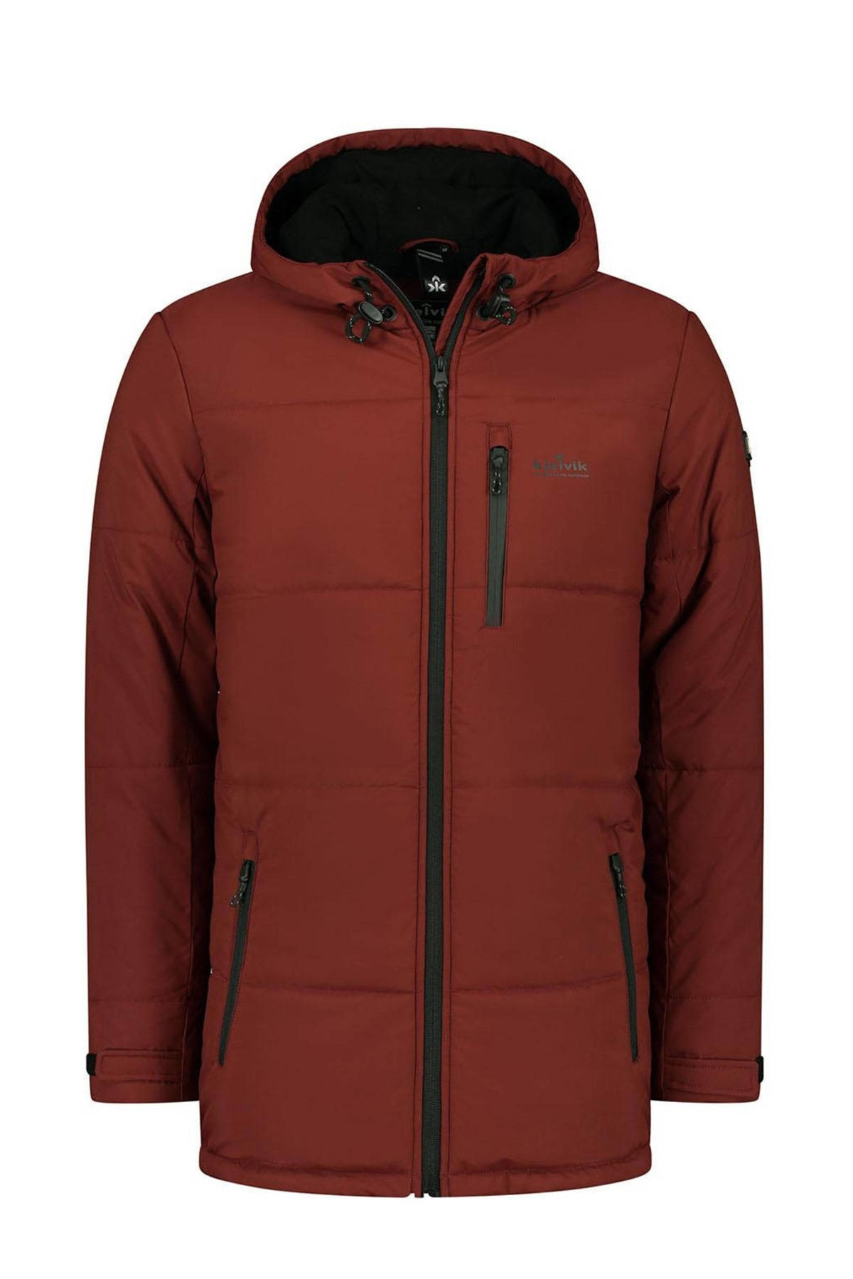 Kjelvik outdoor jas Dex bruin | wehkamp