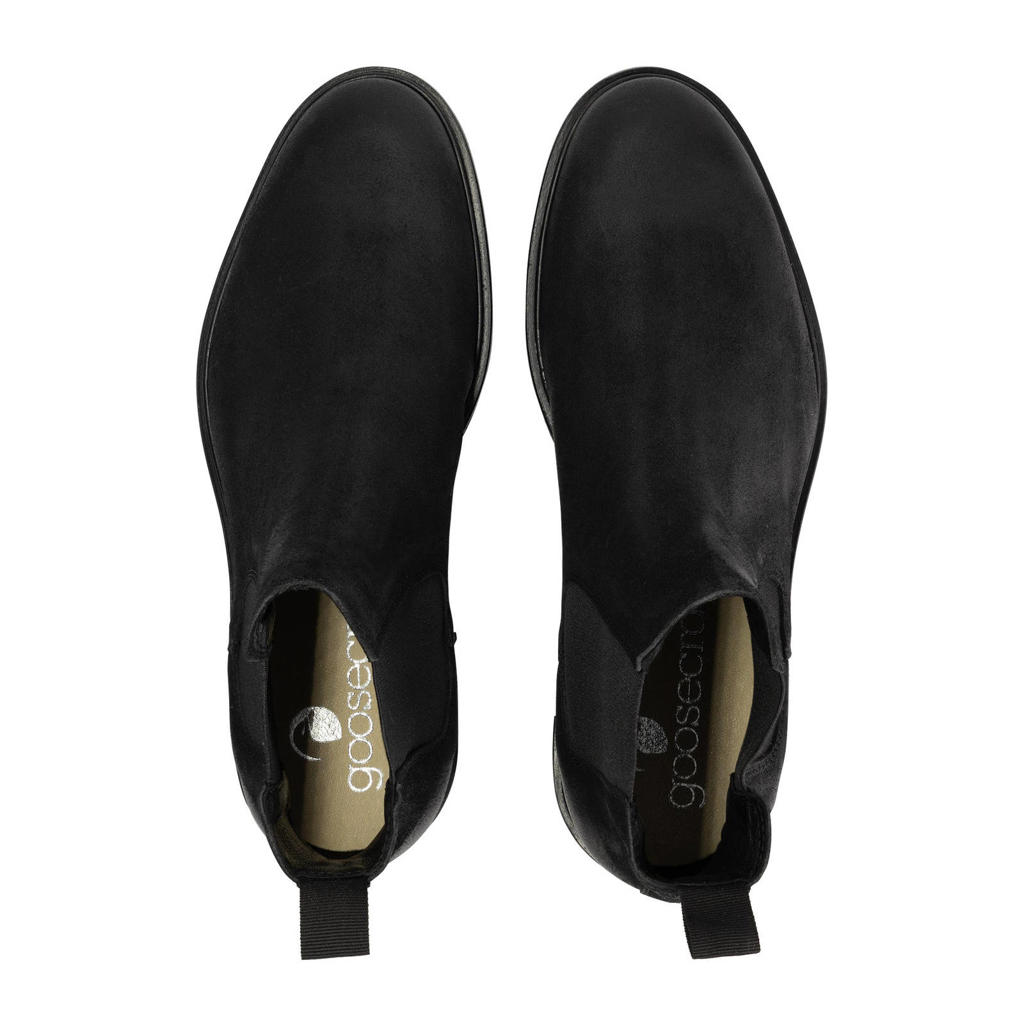 Goosecraft Chet leren chelsea boots zwart | wehkamp