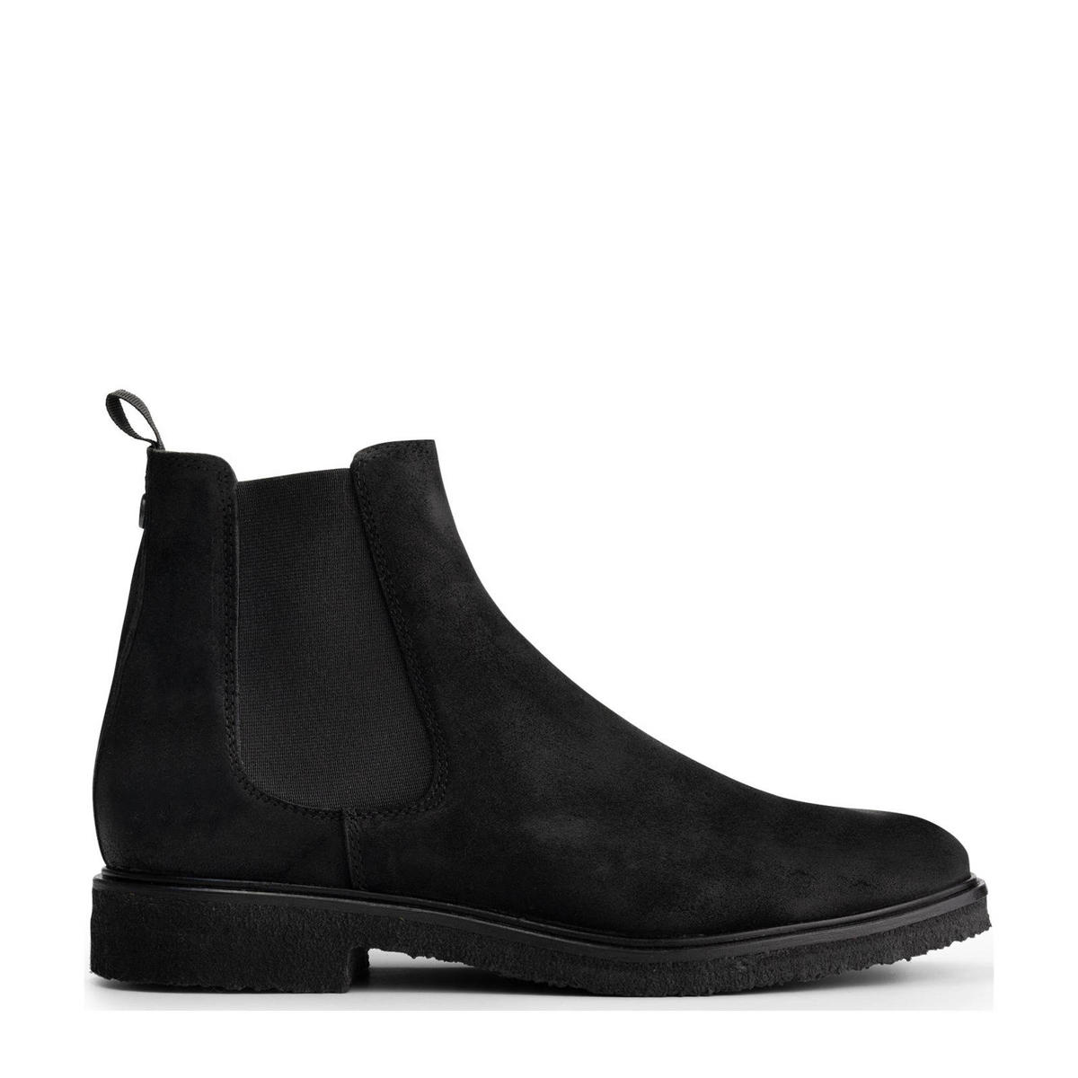 Goosecraft Chet leren chelsea boots zwart | wehkamp