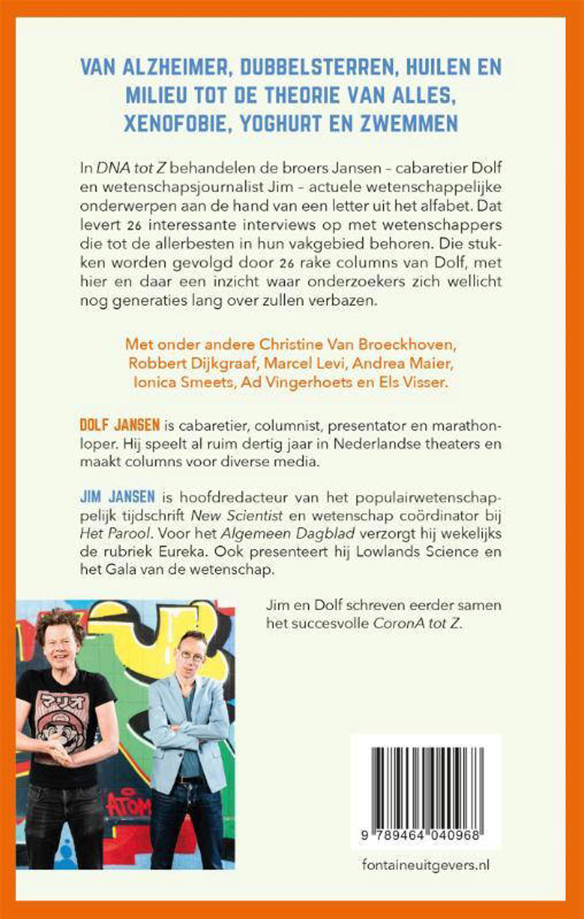Jim Jansen en Dolf Jansen DNA tot Z | wehkamp
