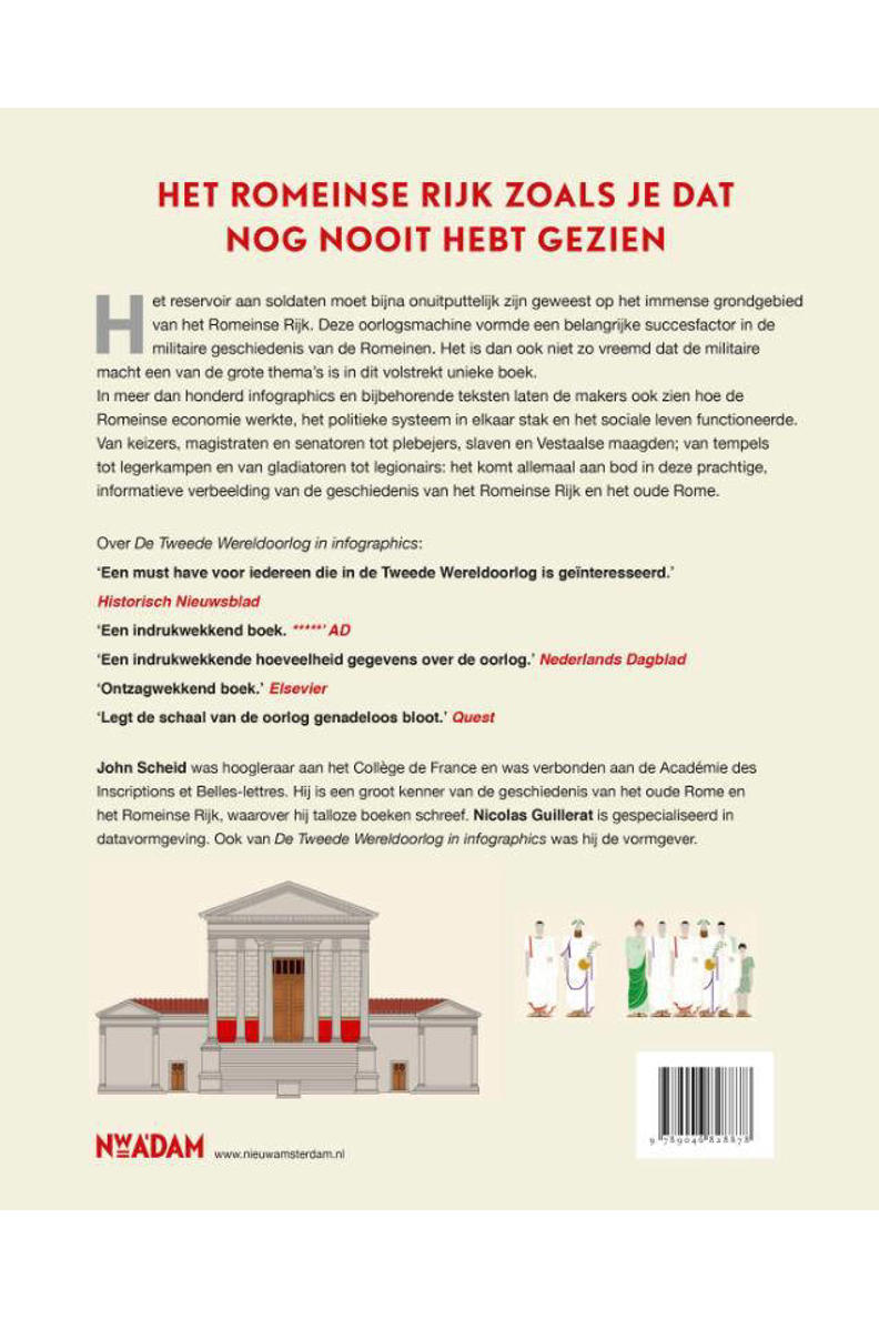 John Scheid en Nicolas Guillerat Infographics: Het Romeinse Rijk in ...