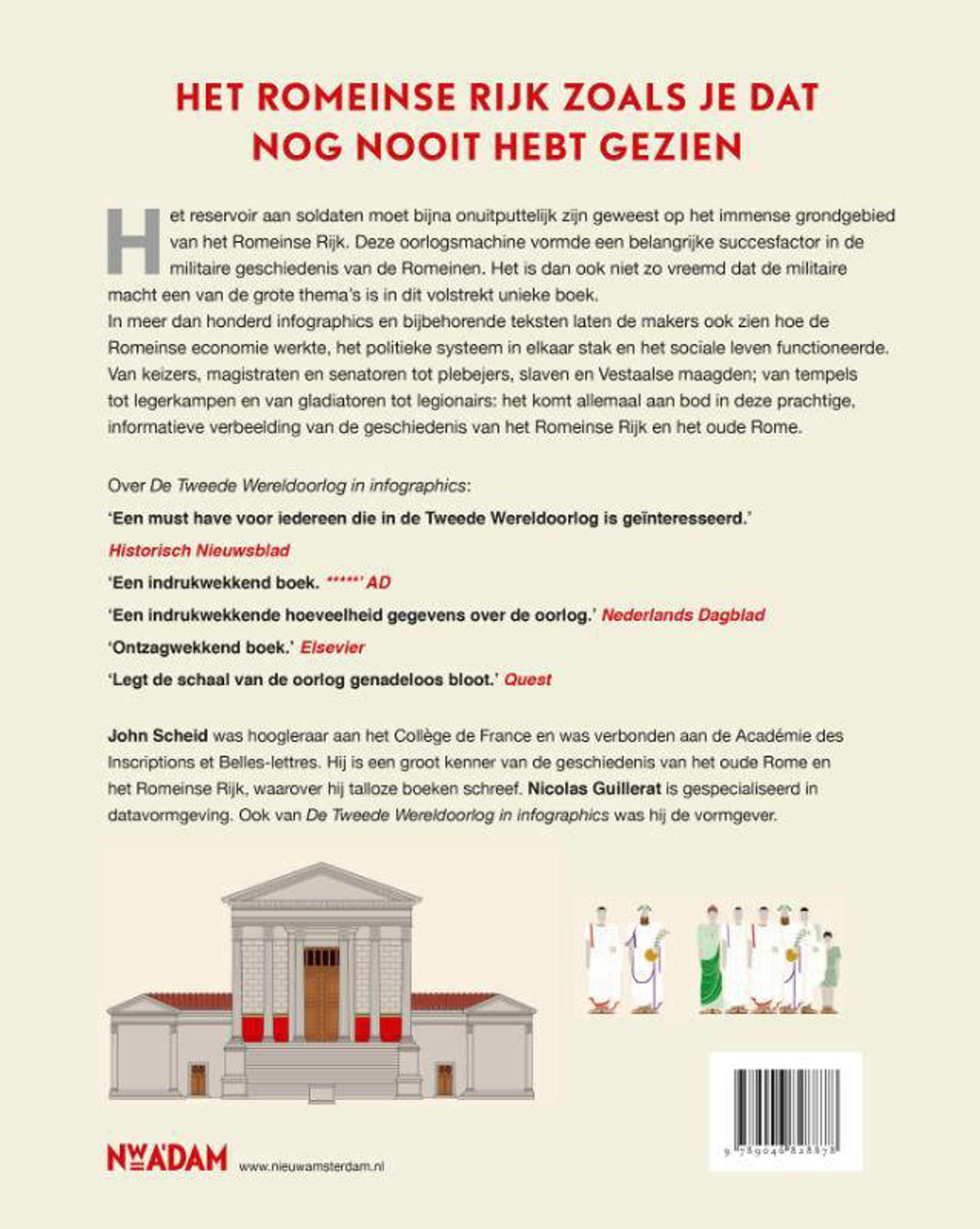 John Scheid en Nicolas Guillerat Infographics: Het Romeinse Rijk in ...