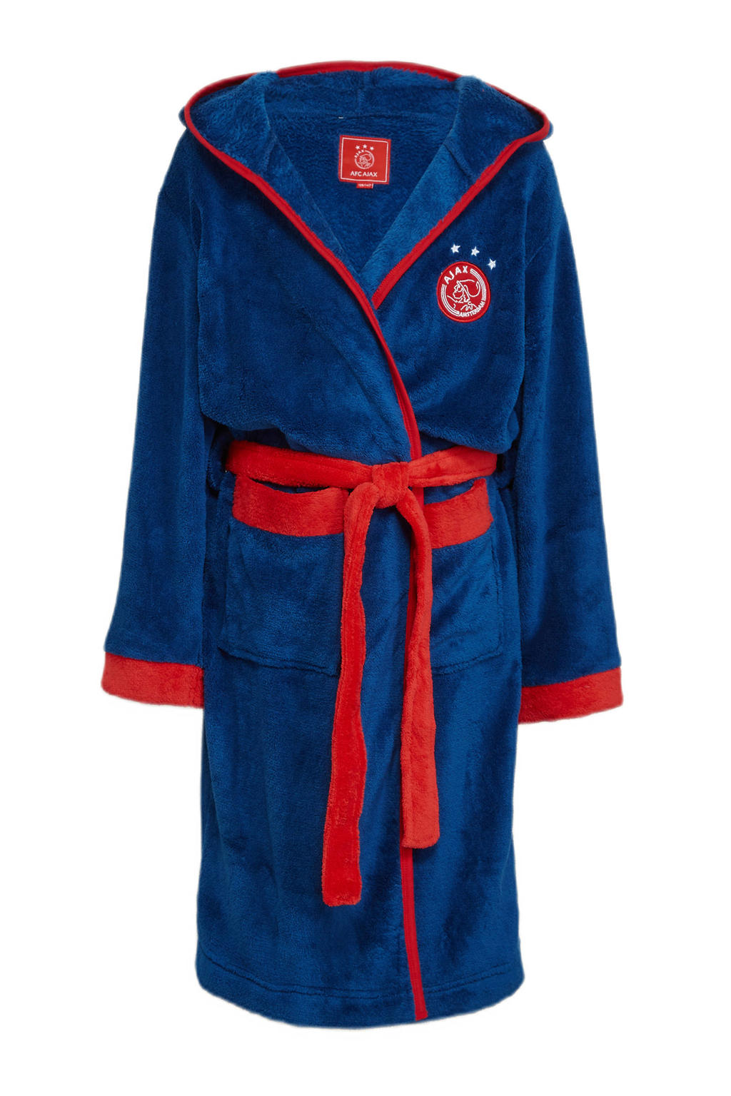 Ajax Ajax Amsterdam unisex fleece badjas met logo junior donkerblauw ...